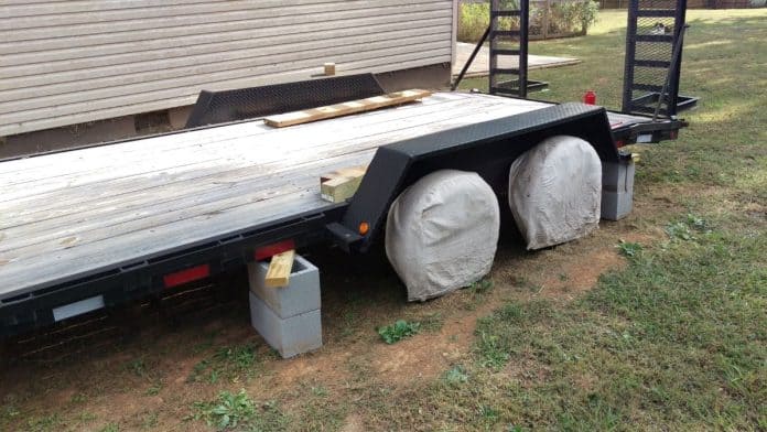 How To Keep Trailer Tires Off The Ground In Storage Best Way